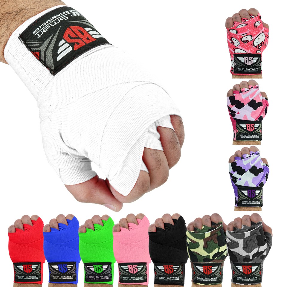 HAND WRAPS 180" 137'' 99'' PAIR MMA Kick Boxing Bandages Muay Thai UFC ...