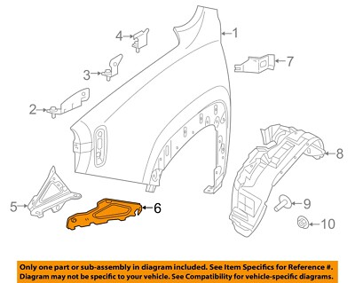 CHRYSLER OEM 15-22 Renegade Fender Fender Components-Fender Mtg Bkt ...
