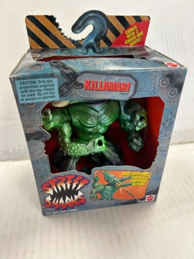 STREET SHARKS, KILLAMARI, 1994, NIB, SEALED, MATTEL MISB CASE FRESH | eBay