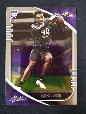 2020 Absolute #148 JAMES PROCHE RC Rookie Baltimore Ravens *NV05C | eBay