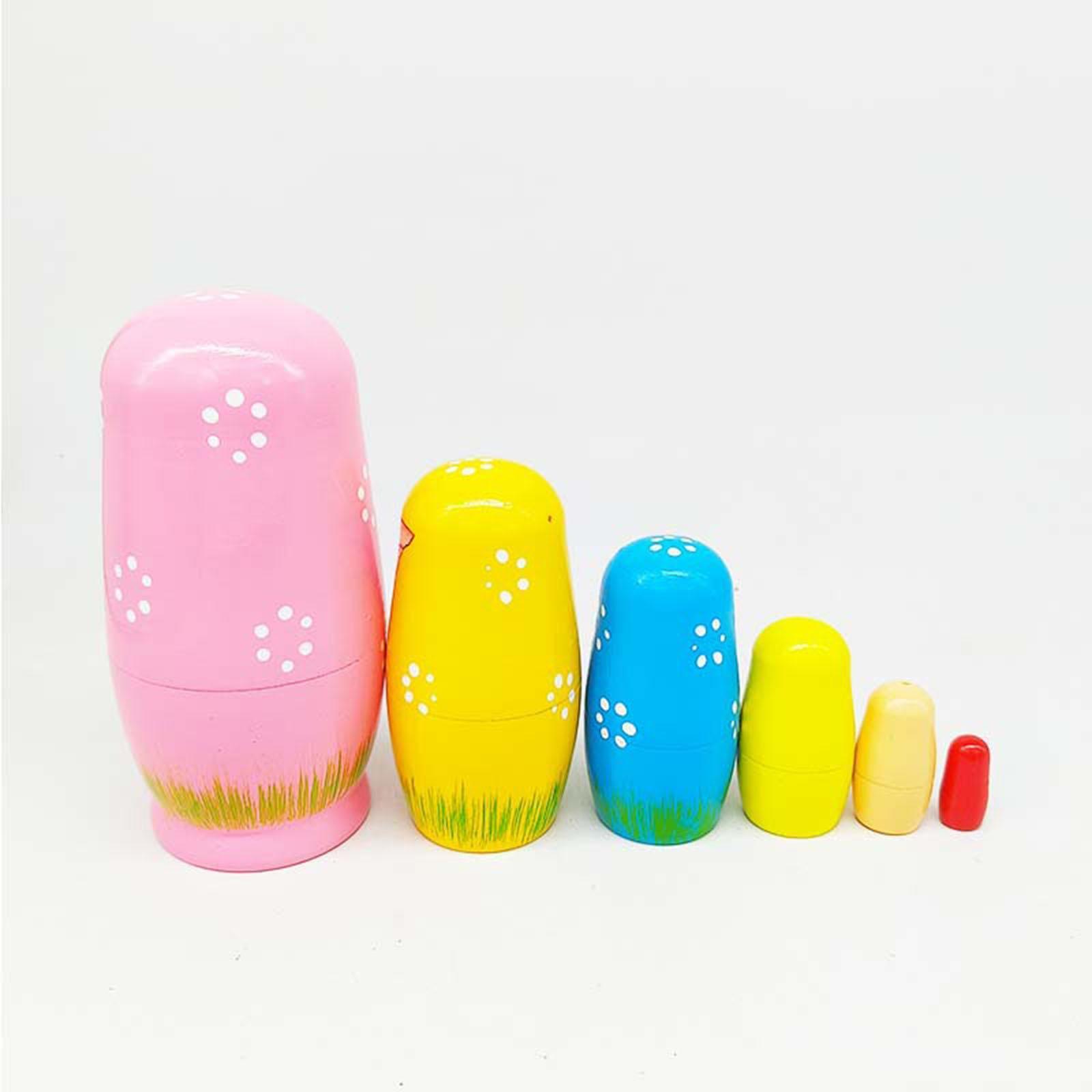 Matryoshka Dolls Easy to Open Wood Statue for Christmas Bedroom ...