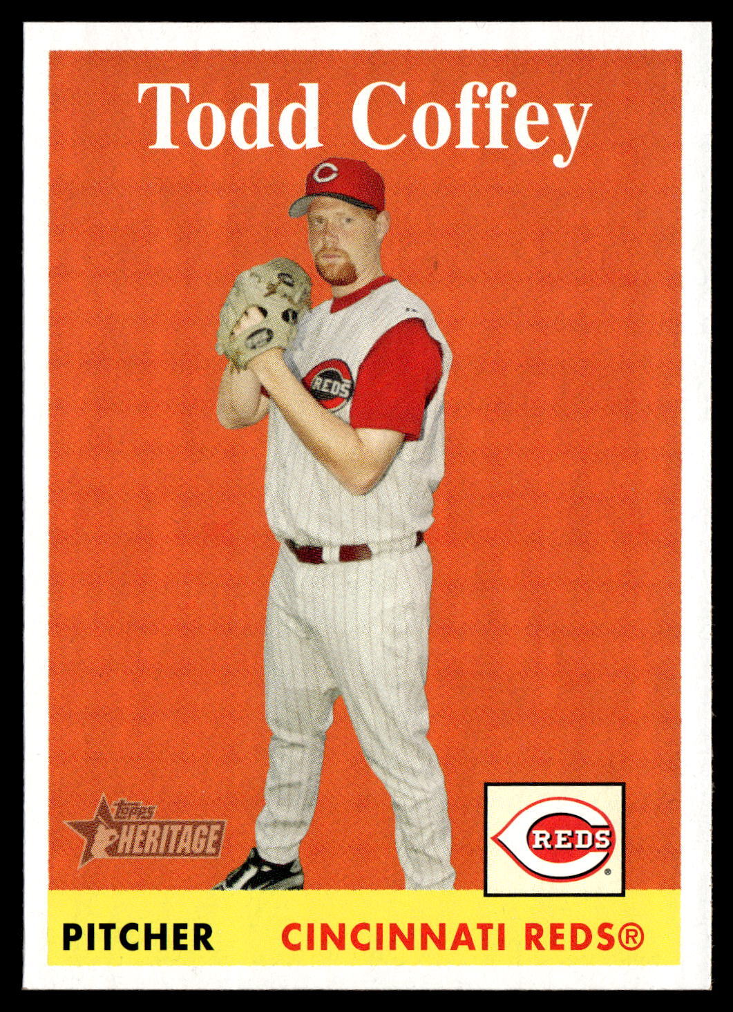 2007 Topps Heritage Todd Coffey #169 Cincinnati Reds | eBay