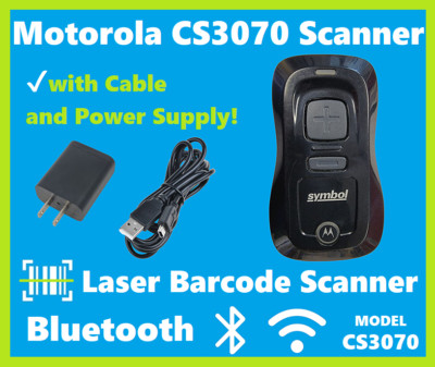 Motorola Symbol CS3070 Bluetooth Barcode Scanner CS3070-SR10007WW, w ...