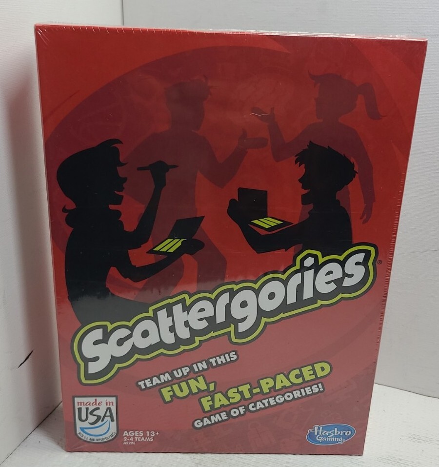 Scattergories Board Game Family Friendly Party Kids Hasbro - New Sealed ...