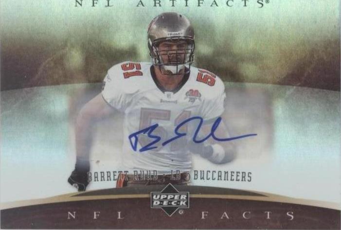 2007 Upper Deck Artifacts - Nfl Facts Barrett Ruud #NF-RU Autographs ...