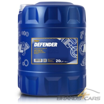 20 L LITER MANNOL DEFENDER 10W-40 MOTOR-ÖL MOTOREN-ÖL 32300850 | eBay