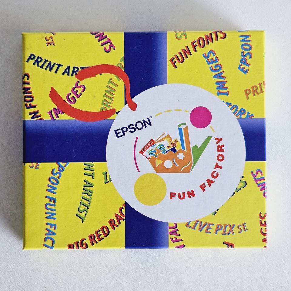 Epson Fun Factory Stylus Color 600 Software & Print Artist LivePix ...