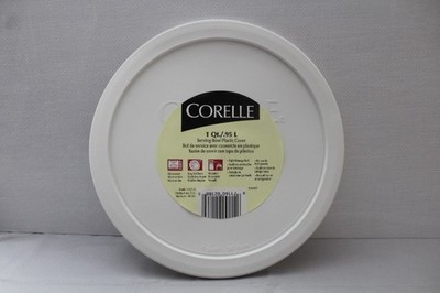 Corelle Lid 323-PC 1 Qt Replacement White Plastic Lid ONLY Made In USA ...