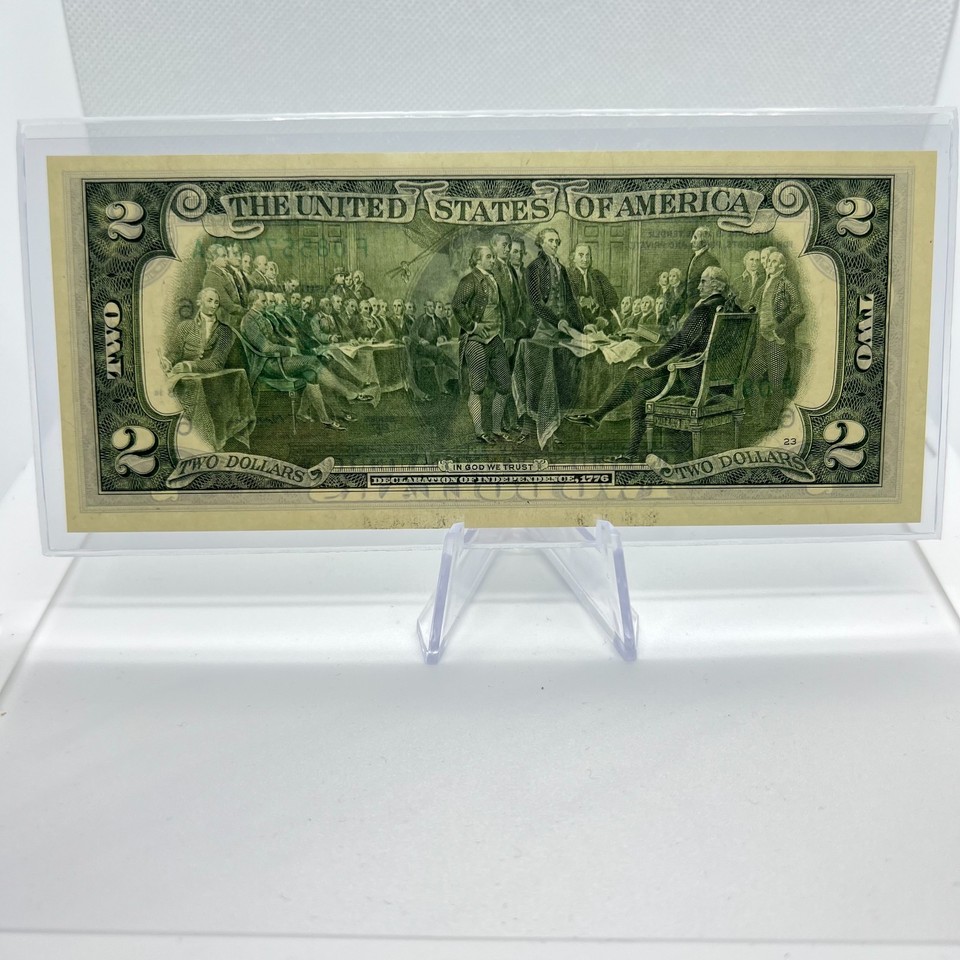Quad Double $2 Dollar Bill Series 2017A (08557708) Fancy S/N* US Paper ...