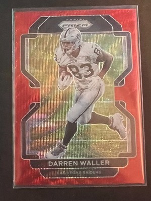 Darren Waller 2021 Panini Prizm Red Wave Prizm /149 #178 Las Vegas ...