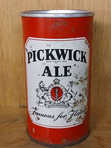 Pickwick Ale Zip Tab Beer Can Haffenreffer Brewing Boston MA | eBay