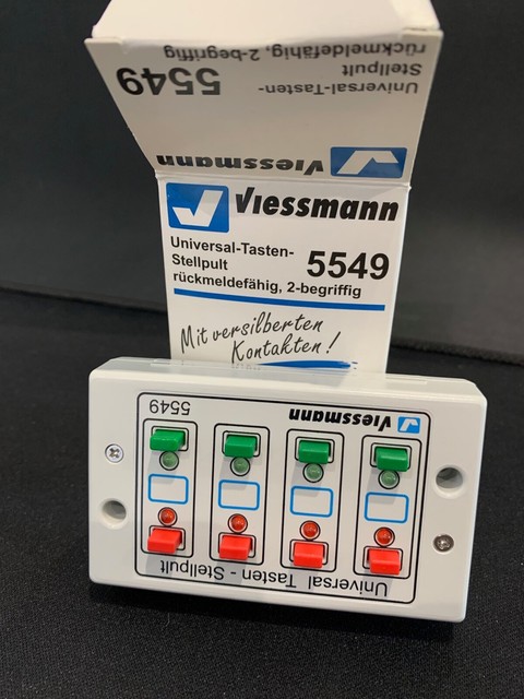 Viessmann 5549 Universal Push Button Panel Feedback 2 Aspects for sale ...