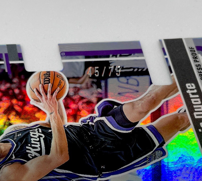 Chris Duarte 2023-24 Donruss SILVER DIE CUT PRESS PROOF /75 Sacramento ...