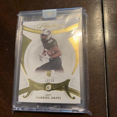 2020 flawless collegiate Gabriel Davis diamond gem #12/20 | eBay