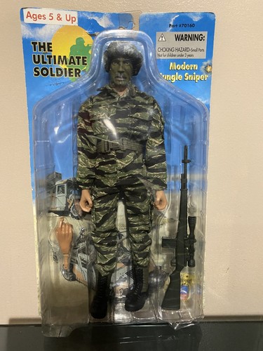 2000 The Ultimate Soldier Modern Jungle Sniper Action Figure New In The ...