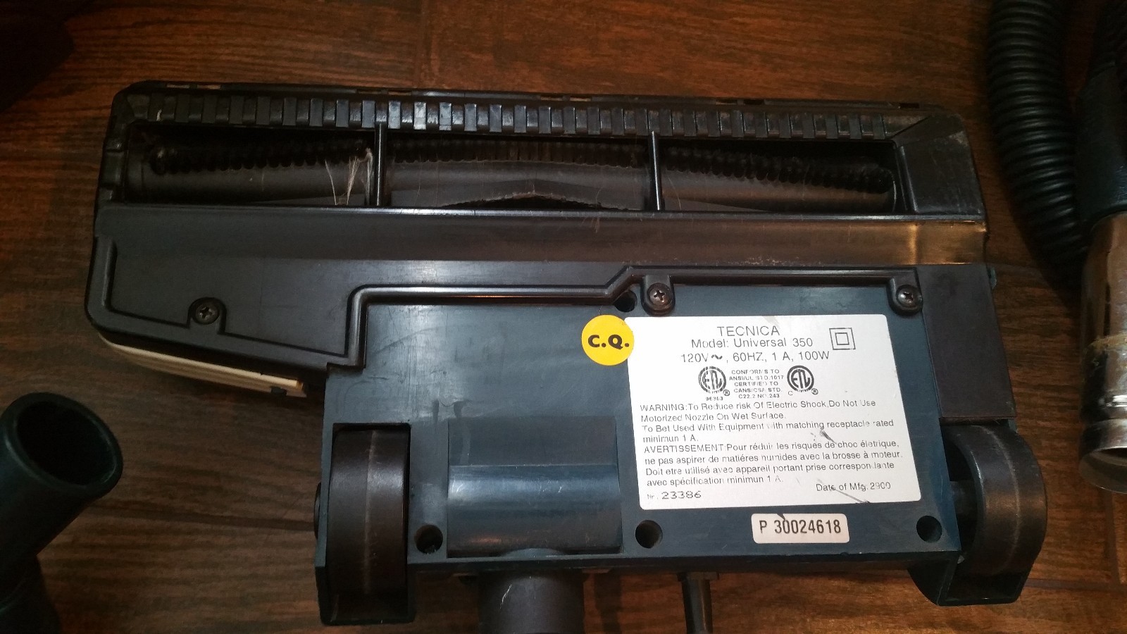 Ghibli Vortech Force Canister Vacuum Turbo Electronics Tecnica Brush ...