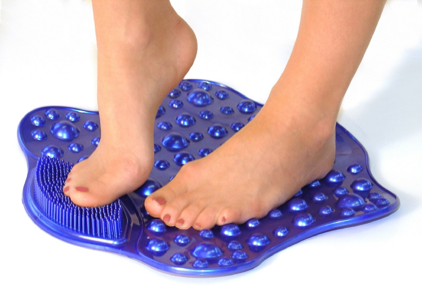 Body & Sole Bath Tub and Shower Mat Firm Bristles, Reflex. Bumps Lt ...