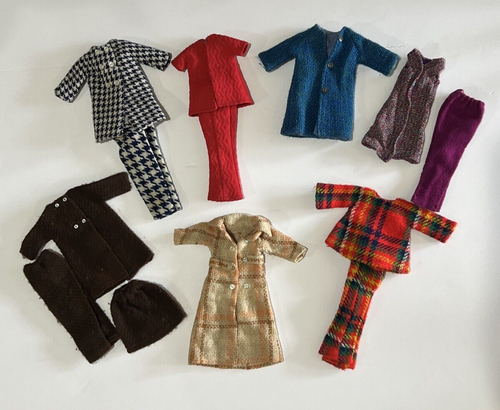 Lot of Handmade Vintage OOAK 12" Doll Barbie Clone Clothes Coats Sets ...
