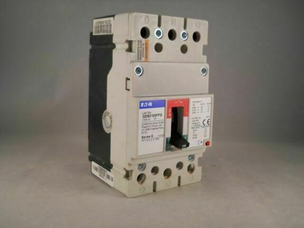 Eaton GEB3100FFG 100A Tripple Pole Magnetic Circuit Breaker for sale ...