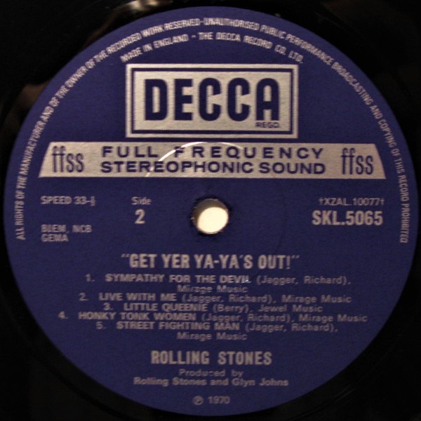 The Rolling Stones - Get Yer Ya-Ya's Out! (The Rolling Stones In ...