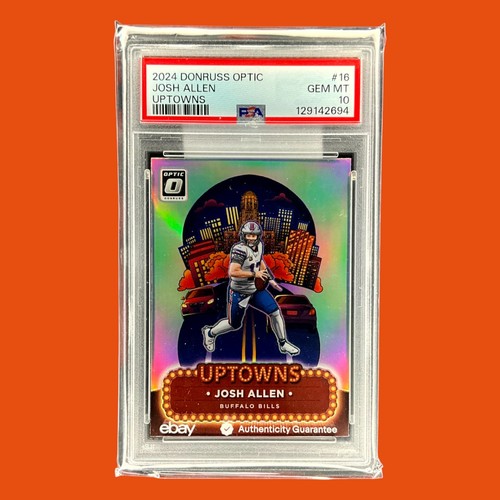 2024 Panini Donruss Optic Uptowns Case Hit Josh Allen PSA 10 GEM MINT ...