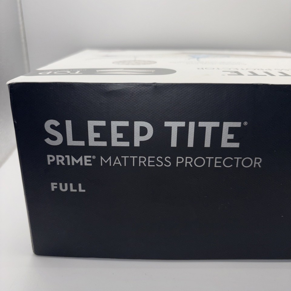 SLEEP TITE MALOUF PR1ME TERRY MATTRESS PROTECTION FULL 100% LIQUID ...