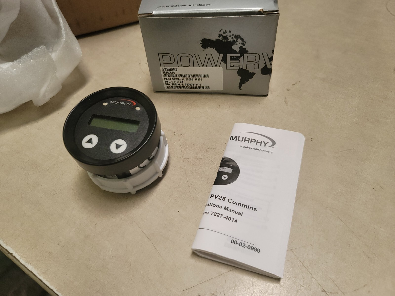 Murphy PV25 PowerView Engine and Diagnostic Display Cummins 5399557 ...