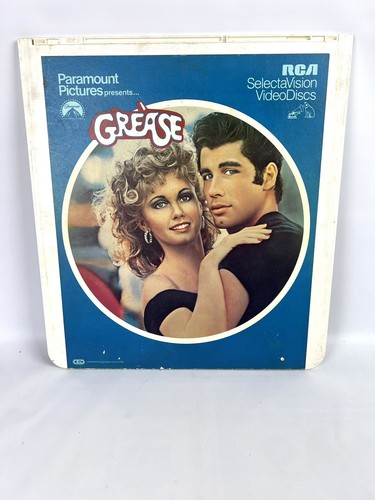 Grease RCA SelectaVision CED VideoDisc John Travolta Olivia Newton-John ...