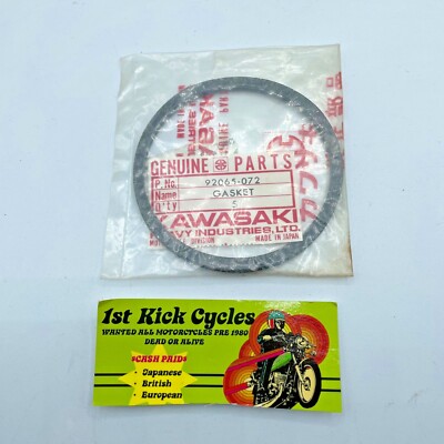 NOS Kawasaki 92065-072 QTY- 5 PACK Gasket H1 KH Mach III KH500 OEM | eBay