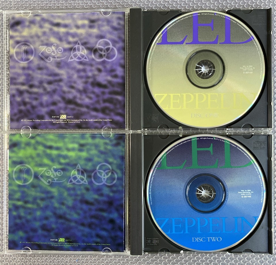 Led Zeppelin Boxed Set 2 CD Sep-1993 2 Discs and Booklet Excellent ...