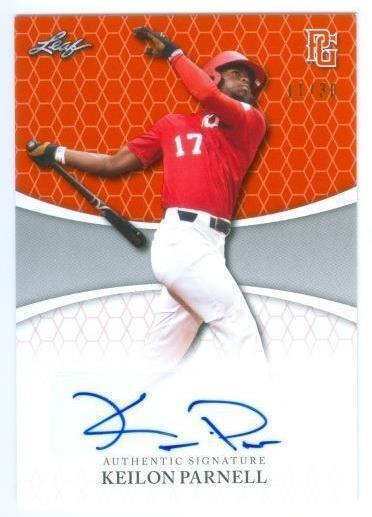 2022 Leaf Perfect Game National Showcase - Autographs Keilon Parnell # ...