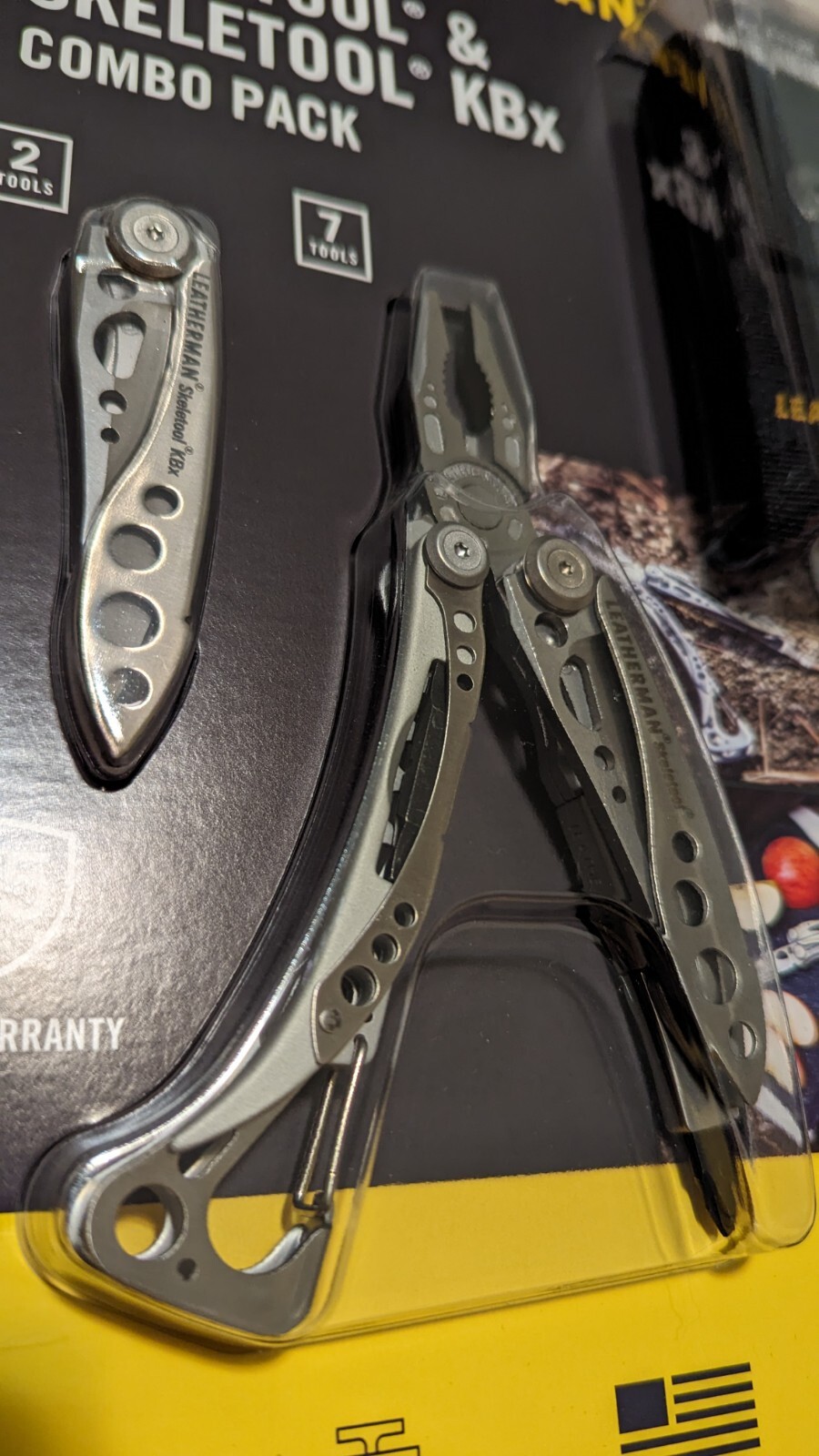 Leatherman Skeletool & KBX Multi-Tools Combo Pack 420HC with Nylon ...
