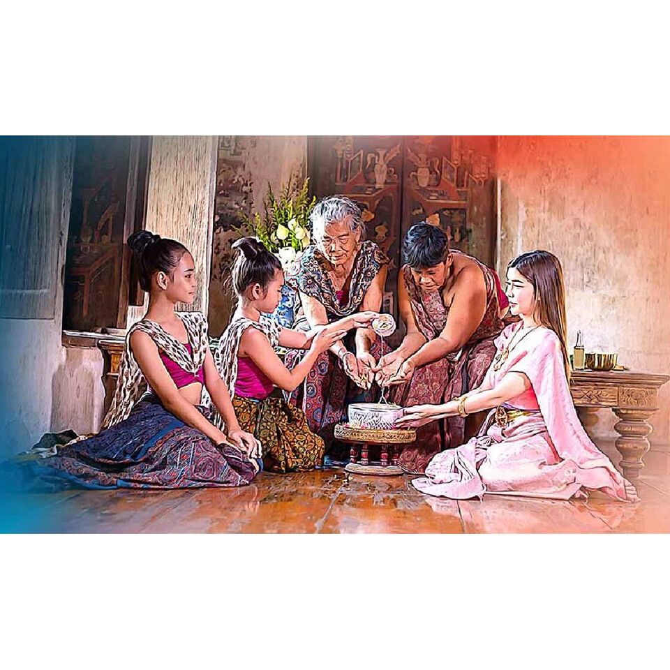 Thai Traditional Perfume Nangroy Scented Songkran Festival Water ...