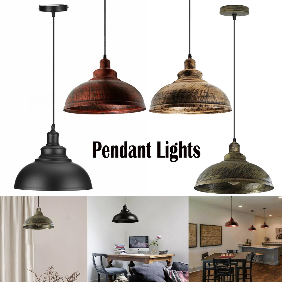 Industrial Ceiling Pendant Light Fixture