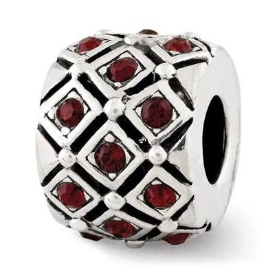 Crystals from Swarovski June Crystal Stone Bead Sterling Silver ...