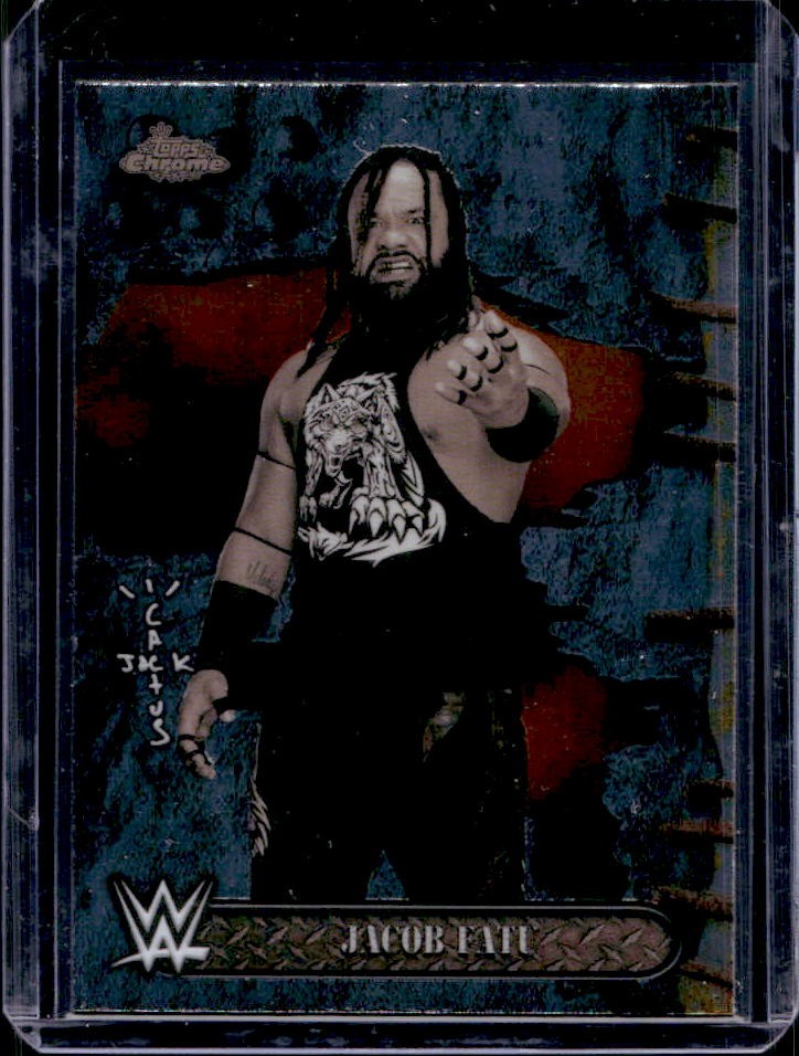 Jacob Fatu 2025 Topps Chrome WWE x Cactus Jack #FVF-26 Festival Fury ...