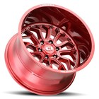 One 24x12 Vision 402 Riot 8x170 -51 Red Milled Wheel Rim 125.2 | eBay