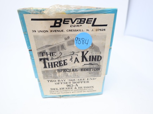 Athearn #963-A HO 2 Bay Square End Offset Hoppers (SEALED) D&H Bev-Bel ...