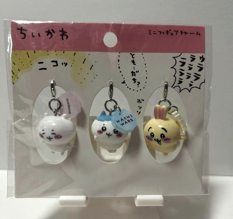 Chiikawa Mini Figure Key Charm Chikawa Rabbit Usagi Hachiware Set Of 3 ...