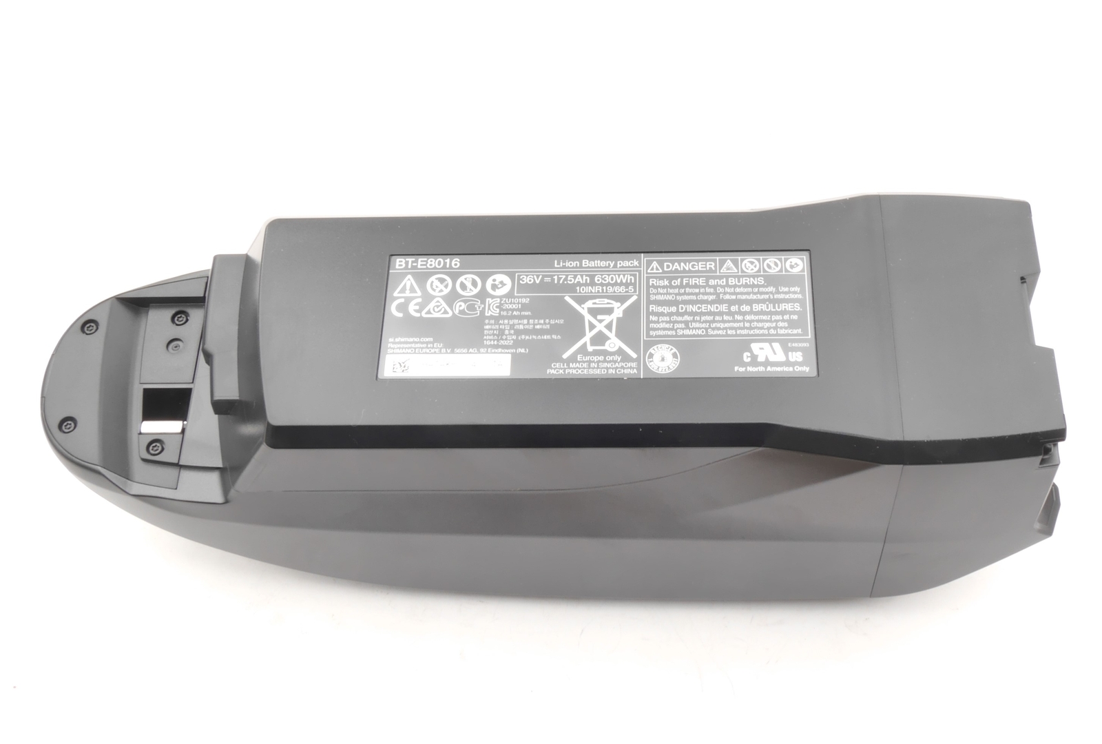 Shimano Steps BT-E8016 E-Bike Akku 630Wh Rahmenmontage Rahmenakku BT E8016 - NEU | eBay
