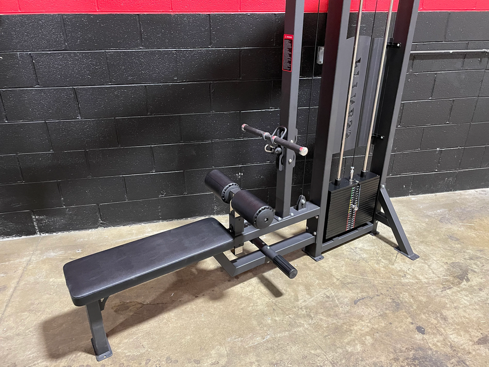 Pin-Loaded Lat Pull Down & Low Row Selectorized Weight Machine TZ-5057 ...
