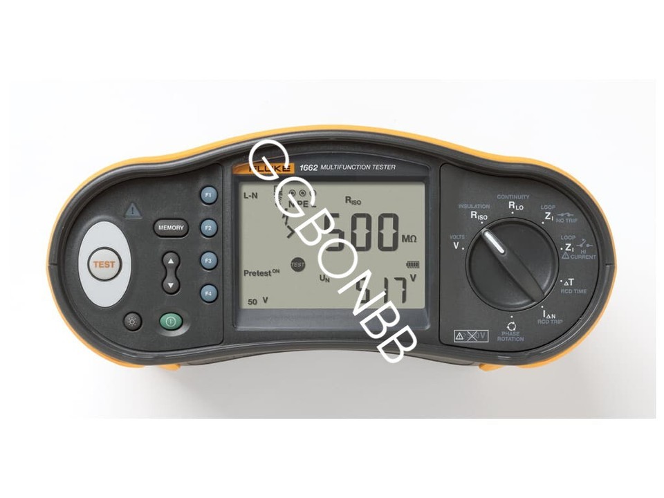 Fluke 1662 Multifunction Installation Tester with Memory FedEx or DHL ...