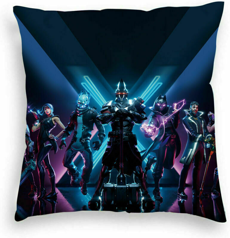 Fortnite Game Pillow Case Short Plush Cushion Cover Home Sofa Decor 45 ...