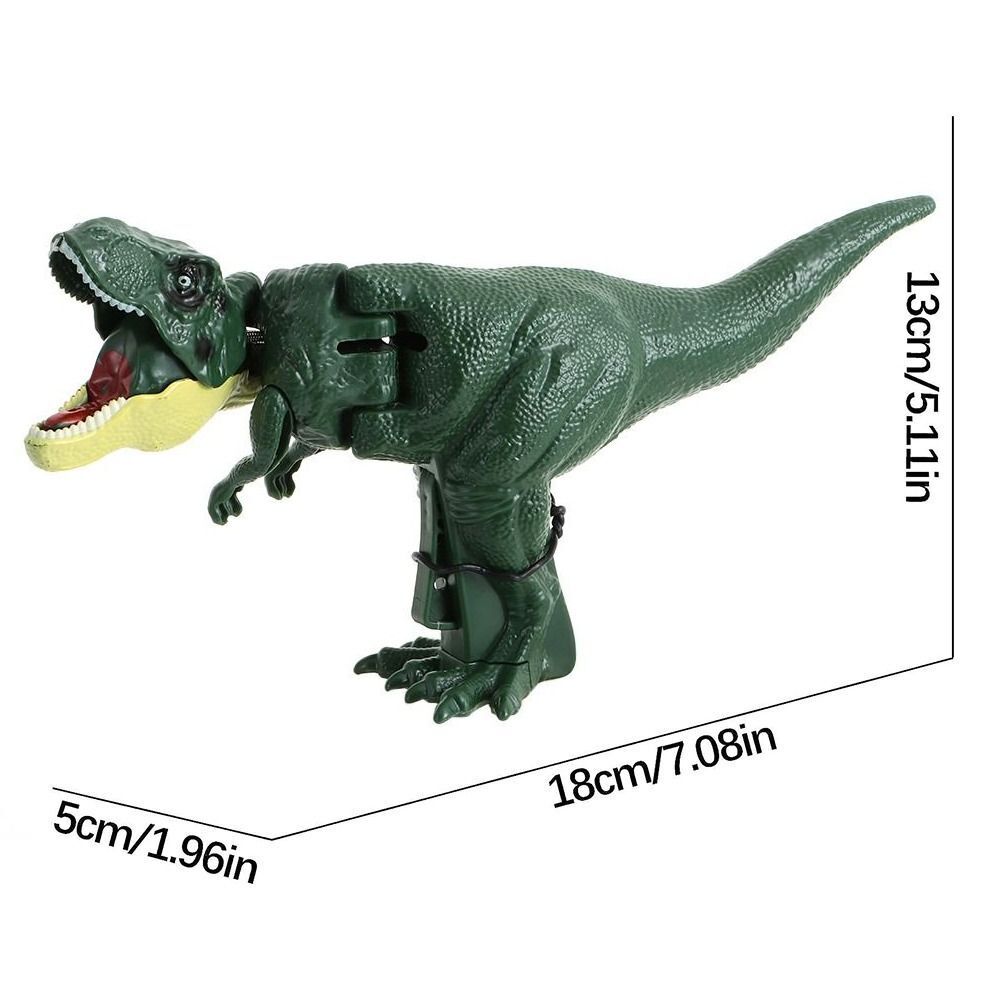 Hand-operated Pressing Dinosaur Toy Simulation Explorative Dinosaur Kid ...