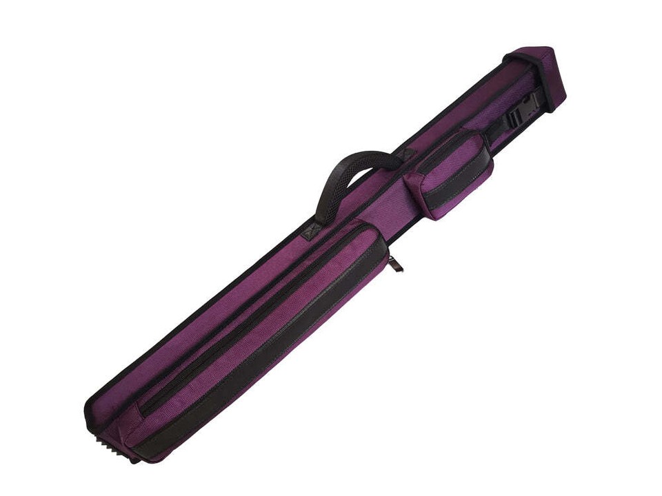 Champion 2X2,2X3,3X4 nylon Billiard Pool Cue Stick Purple Hard Case ...