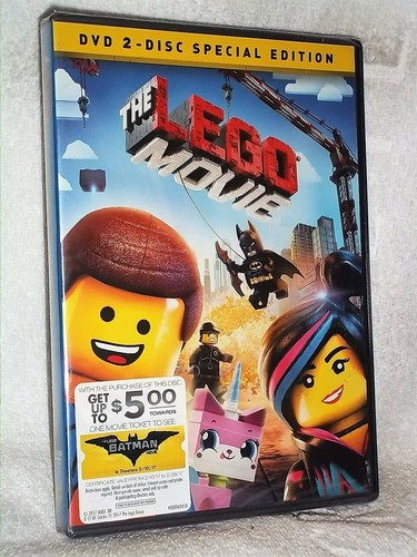 The Lego Movie (DVD, 2014, 2-Disc) NEW Chris Pratt Will Arnett ...