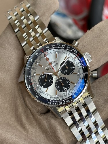 Breitling Navitimer B01 Chrono 43mm LIGHT BLUE New AB0138241C1A1 2024 ...