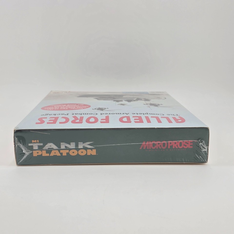 Allied Forces IBM Big Box 5.25PC M1 Tank Platoon Gunship Combat 1991 ...