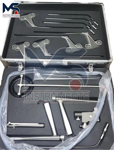 Fiber Optic Rigid DL Laryngoscope Set 15 Pcs Instrument Box | eBay