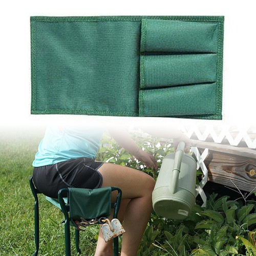 Folding Garden Kneeler Seat Tool Pouch Portable Bag Stool Pad Knee ...